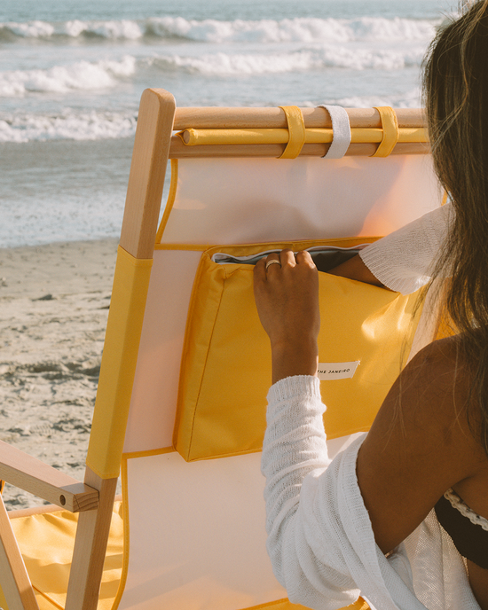 Classy Beach Chair - Gold Yellow – The Janeiro