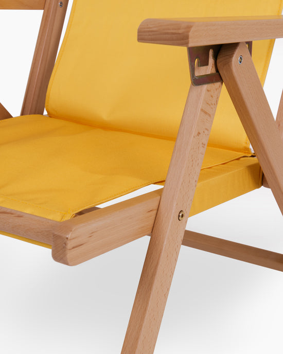 Classy Beach Chair - Gold Yellow – The Janeiro